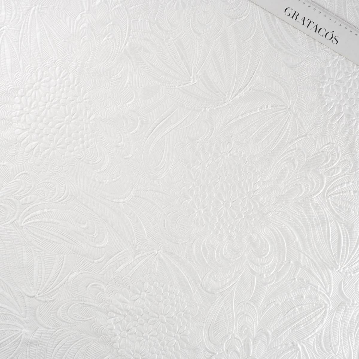 White Jacquard Flower
